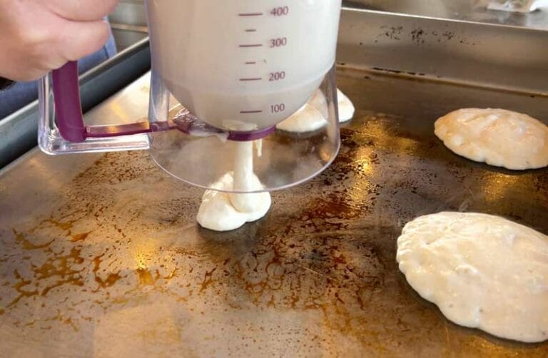 Fluffy Buttermilk Pancakes on the Outdoor Griddle - The Barbecue Lab